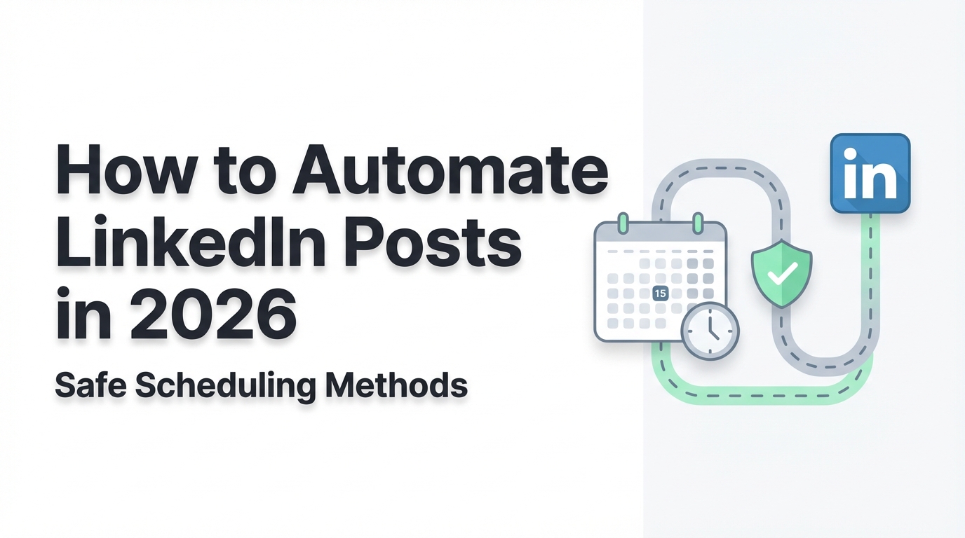 How to Automate LinkedIn Posts in 2026: Complete Guide to Safe ...