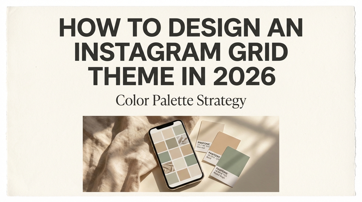 How to Design an Instagram Grid Theme in 2026: Color Palette Strategy ...