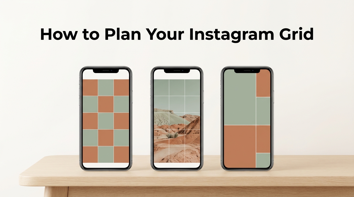 How to Plan Your Instagram Grid for a Brand: Templates & Examples for ...