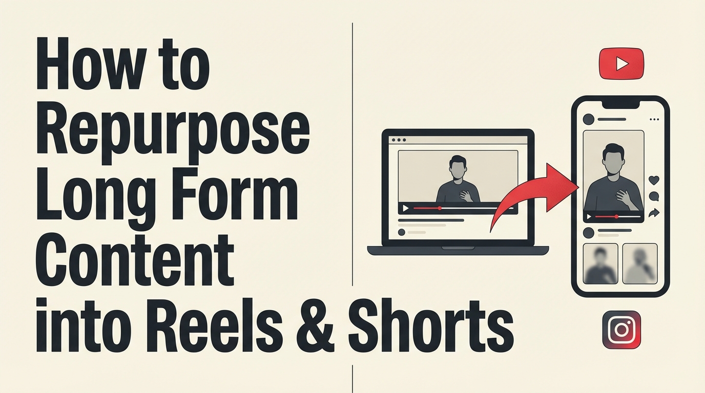 How to Repurpose Long Form Content Into Reels and Shorts: Complete ...